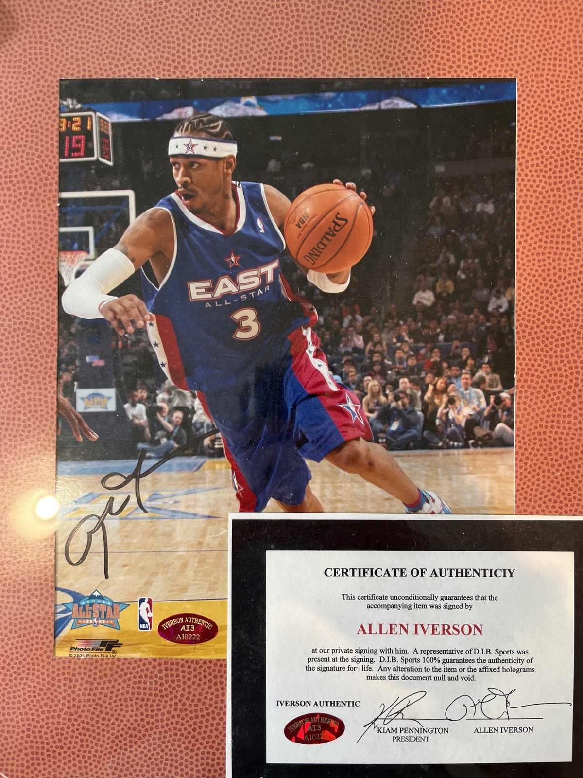 Allen Iverson Autographed Photo 2005 All Star Game | eBay