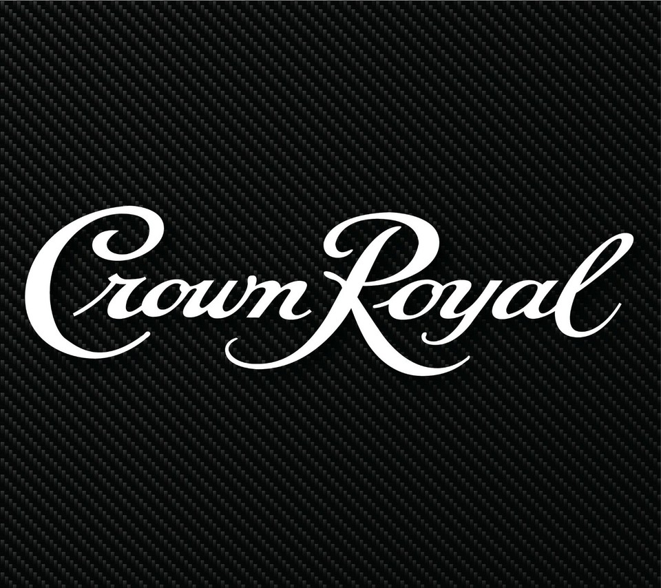 CROWN ROYAL DECAL STICKER ORACAL 651 VINYL USA MADE CAR TRUCK BUMPER ...