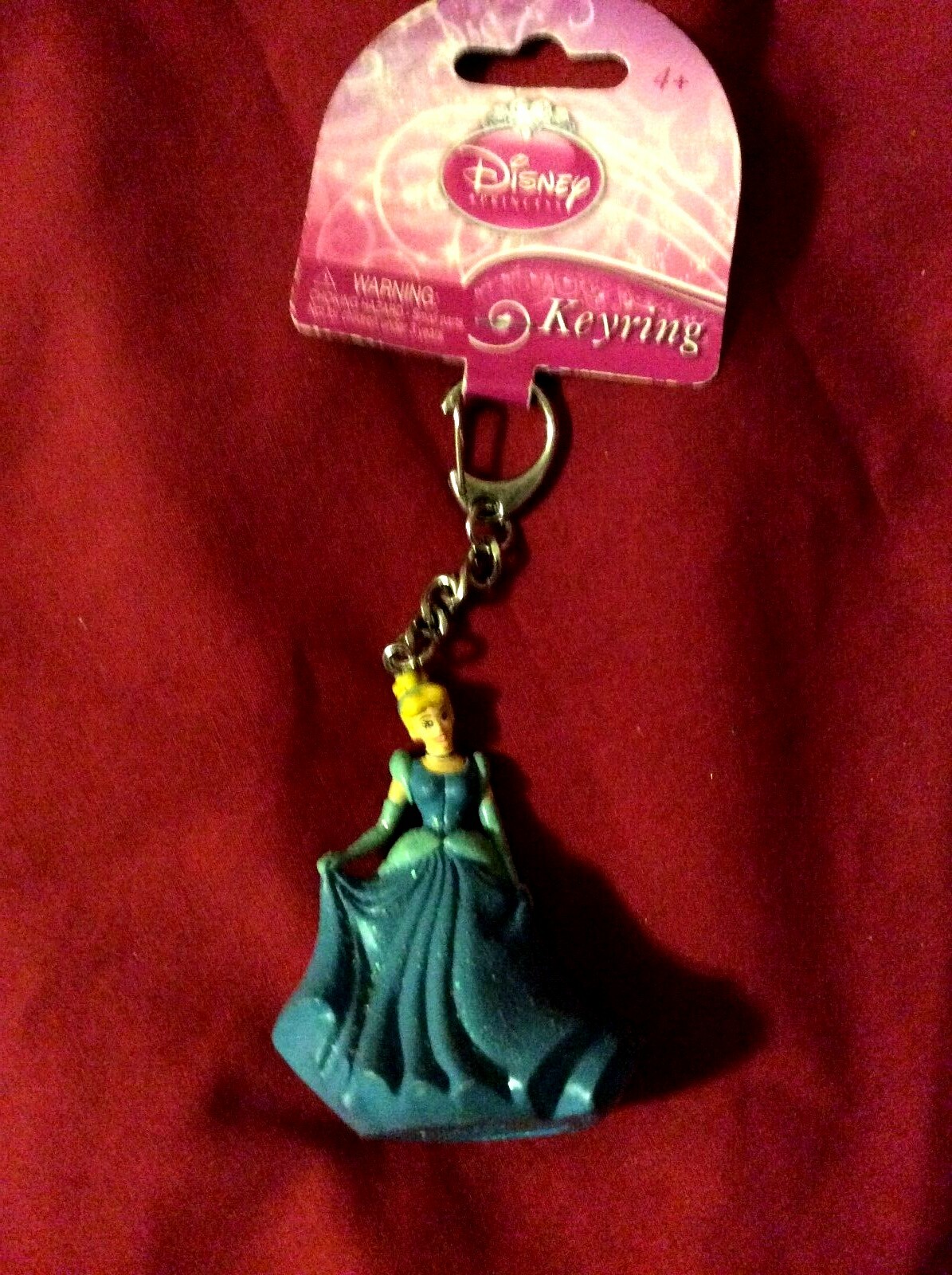 Disney Princess Sparkling Dress -Cinderella PVC Figural Keyring ...