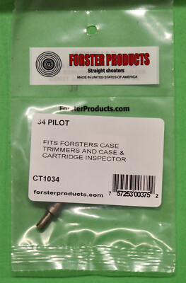 Forster Case Trimmer Pilot .34 (CT1034)-NEW in Package | eBay