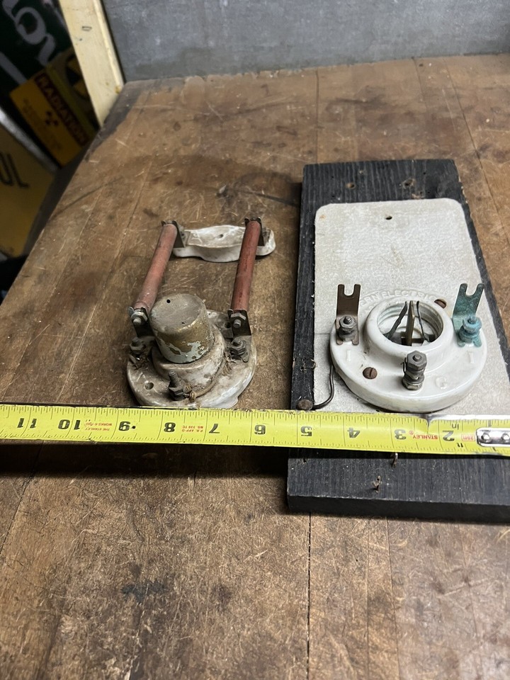 Old Vintage Western Electric Bell System Telephone Phone Sockets Fuses ...