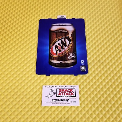 DIXIE NARCO 501E & 276E HVV SODA VENDING MACHINE "A & W" 12oz CAN VEND ...
