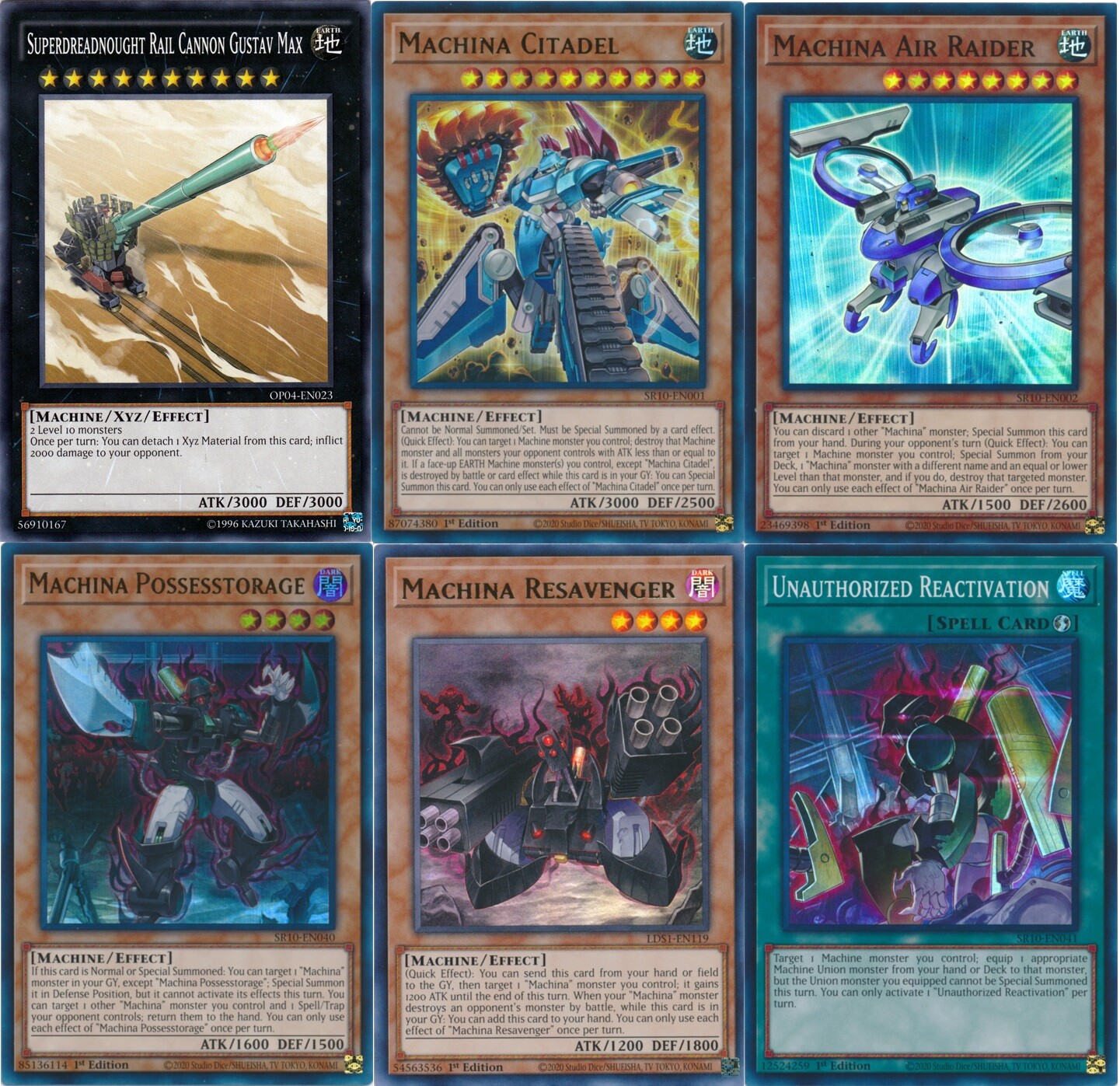 Yugioh Machina Budget Deck - Citadel - 55 Cards - NM | eBay