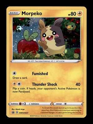 Pokemon - Morpeko - Black Star Promo Holo - 2020 SWSH031 - NM/M | eBay