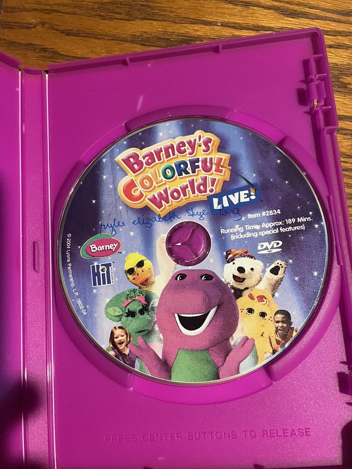 Barney’s Colourful World! Live! Canadian Release (DVD, 2004) | eBay