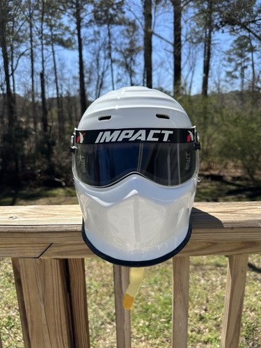 Impact Racing SA2015 Champ Helmet, Glossy White, Small, New | eBay