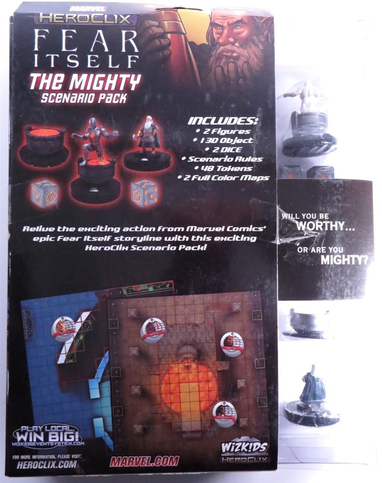 HeroClix Fear Itself ~ THE MIGHTY SCENARIO PACK sealed Iron Man ...