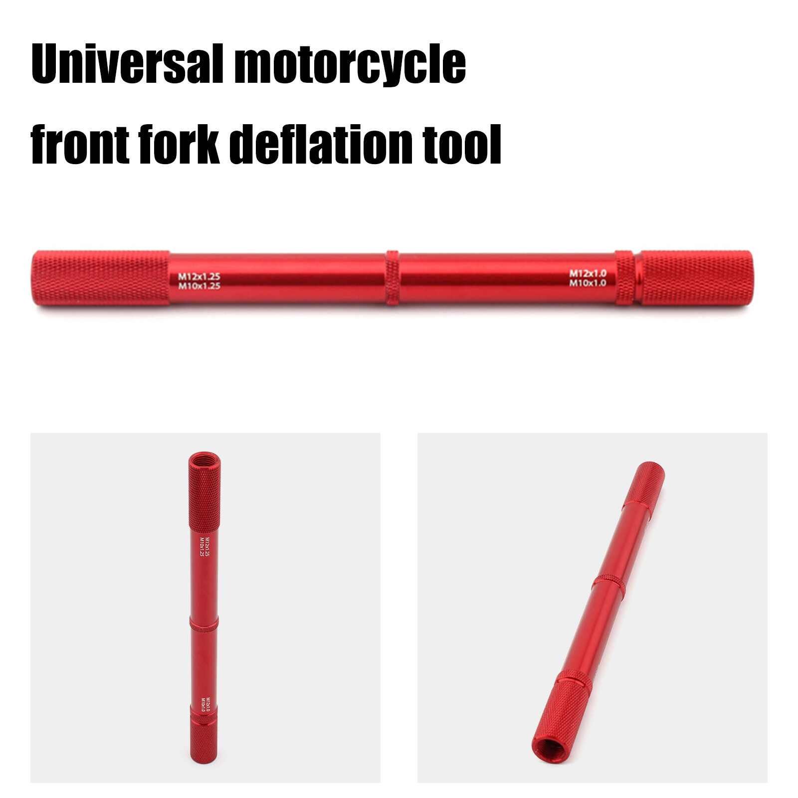 4-in-1 Red Front Inverted Fork Damper Rod Bleed Tool For Motorcycle ...