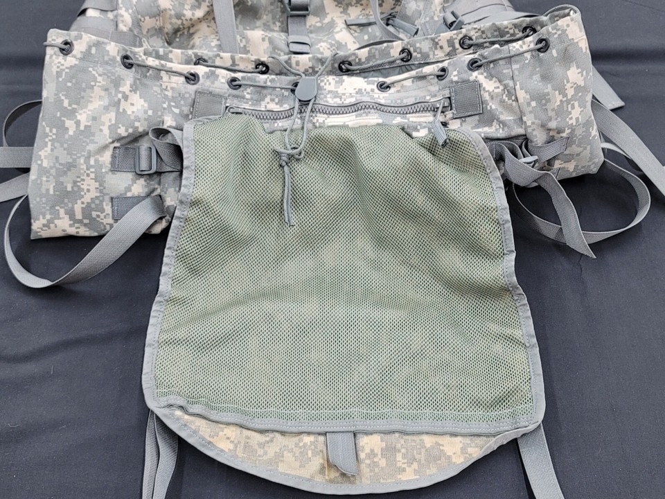 USGI MOLLE II Large Rucksack & 3 Day & Loaded FLC COMBO ACU Army ...