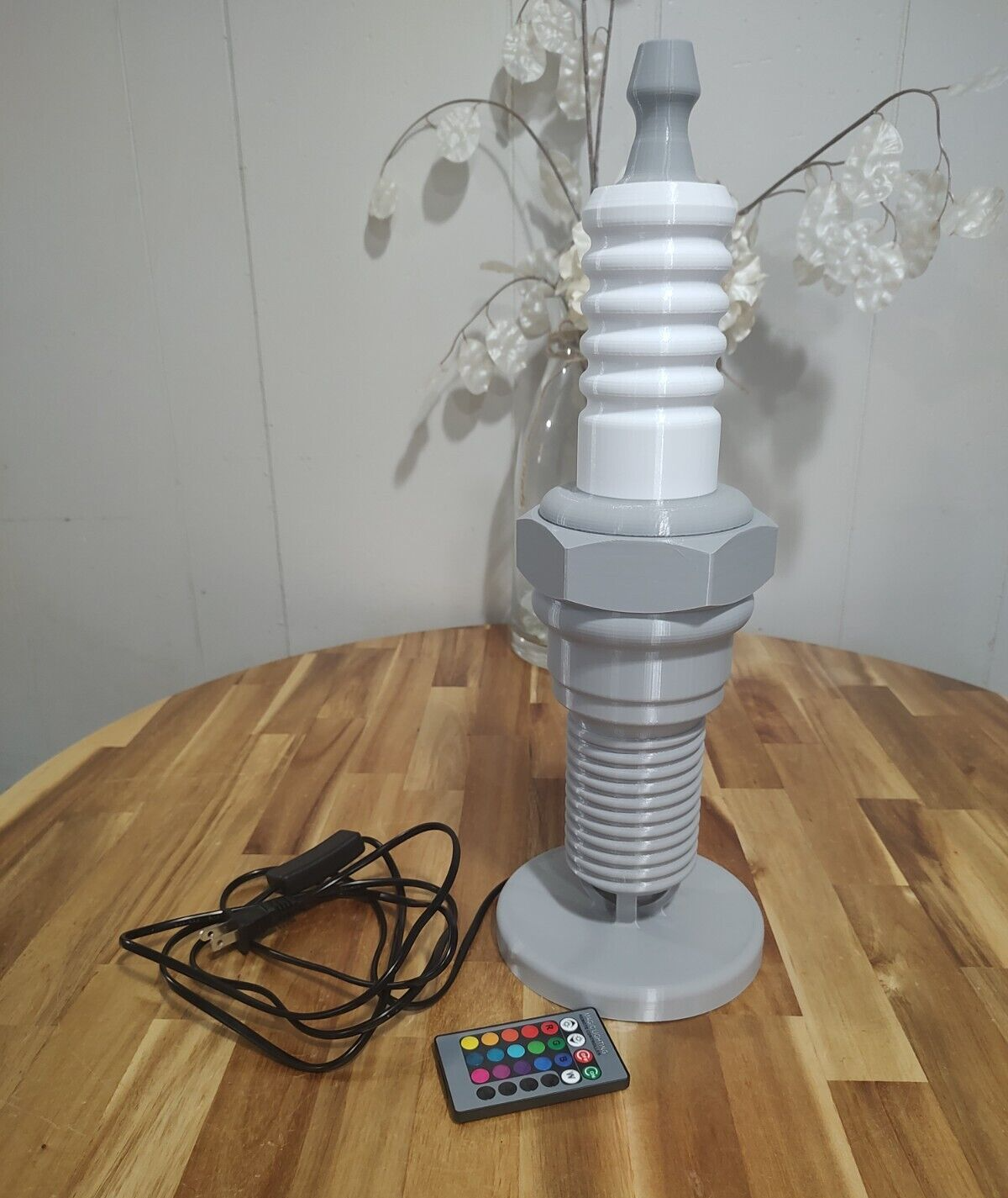 18" Spark Plug Lamp for Man Cave or Garage Ratrod Chevy Dodge Mopar ...