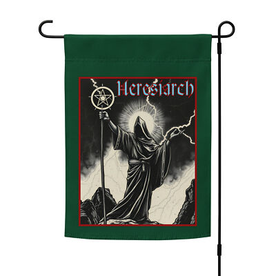 "Heresiarch" Garden flag Heresy Occult Antichrist Demonic Magic Magik ...
