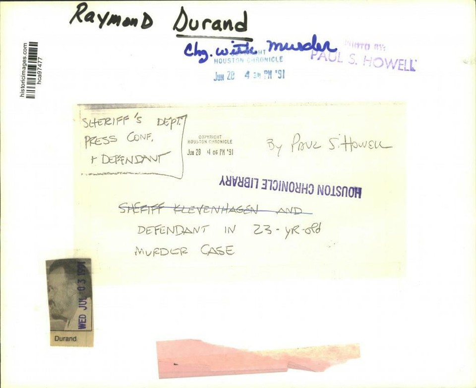 1991 Press Photo Raymond Durand Charged with 23-Year-Old Murder Case ...