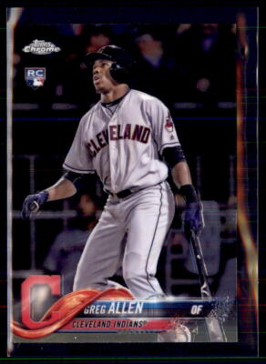 2018 Topps Chrome Greg Allen Cleveland Indians RC #84 4 Card Lot | eBay