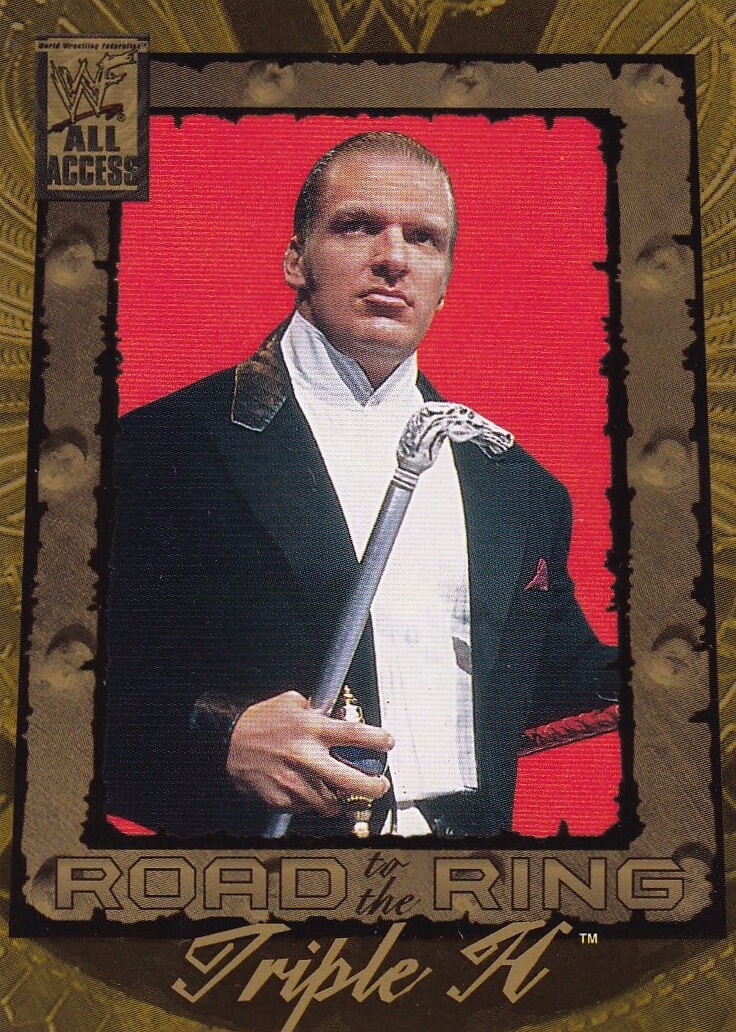 HHH WWE Wrestling Trading Card Raw Superstar Wrestler Fleer Road To The ...