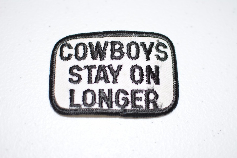 Naughty Sexual Innuendo Vintage Clothing Patches That Have Funny Double ...