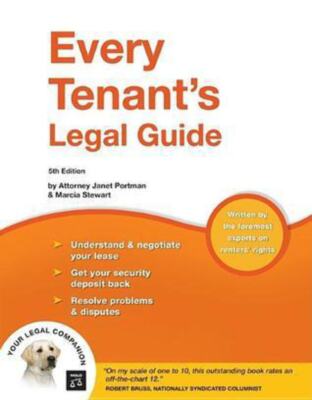 Every Tenant's Legal Guide Janet Portman Attorney, Marcia Stewart 9781413306255| eBay