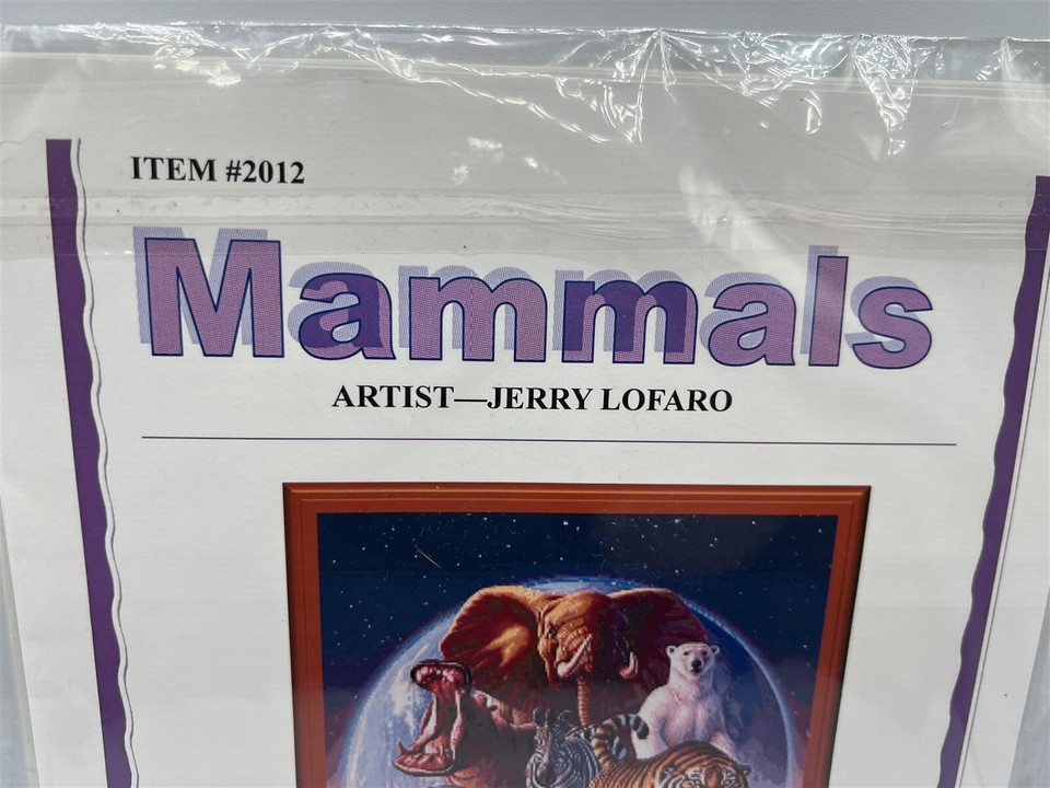 NEW CODY COUNTRY CROSS STITCH PATTERN 2012 MAMMALS ARTIST JERRY LOFARO ...