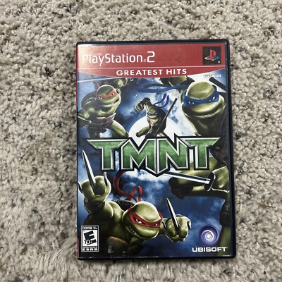 TMNT (Sony PlayStation 2 PS2 2007) Greatest Hits Complete in Box CIB ...