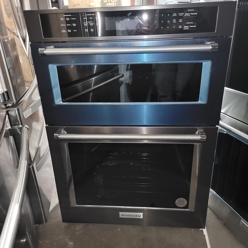 KitchenAid KOEC530PBS 30" Built-In Electric Convection Double Wall ...