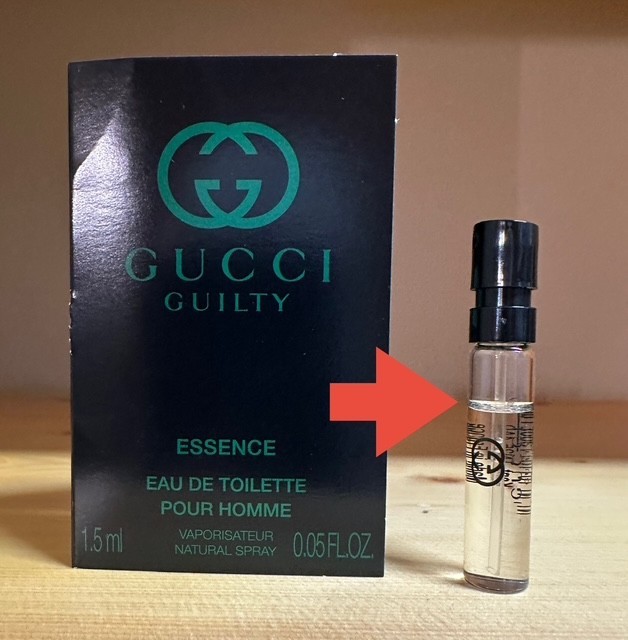 Set of 2 Gucci Guilty Men's Carded Eau De Parfum Samples - New! | eBay