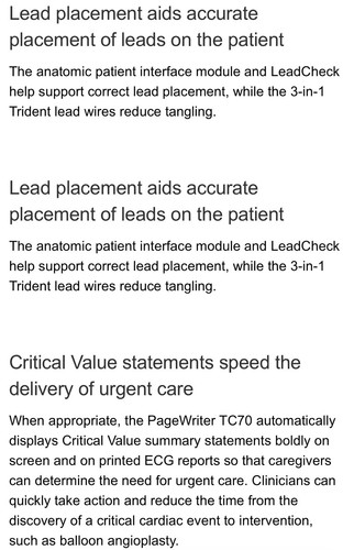 Philips Pagewriter TC70 Cardiograph Machine ECG Printer 15” Touchscreen ...