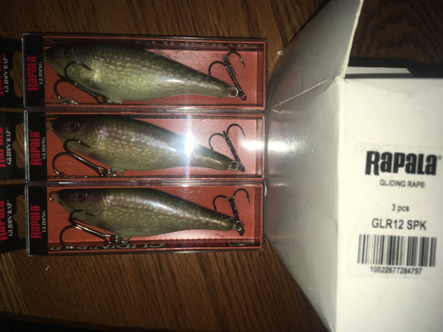RAPALA GLIDING RAP 12's=LOT OF 3 SILVER PIKE COLORED FISHING LURES | eBay