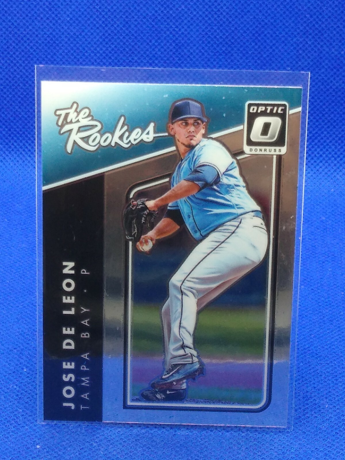 2017 Donruss Optic Baseball The Rookies #9 Jose De Leon Rays | eBay