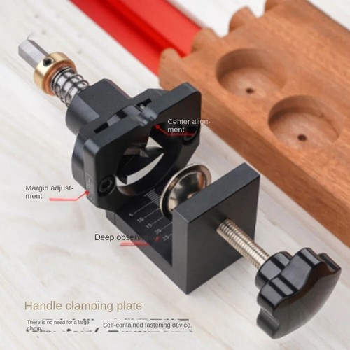 35mm Pocket Hinge Drills Hole Jig Woodworking Guide Drill Bit Hand Tool ...