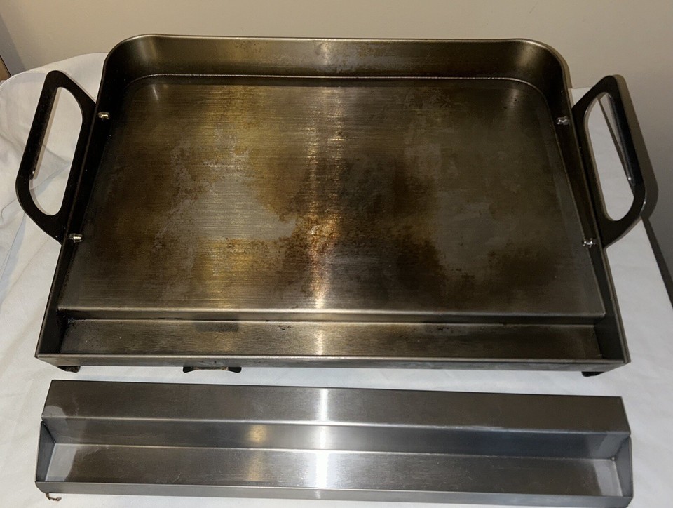 Stainless Steel 12x16 Universal Flat Top Griddle Insert w/Universal ...