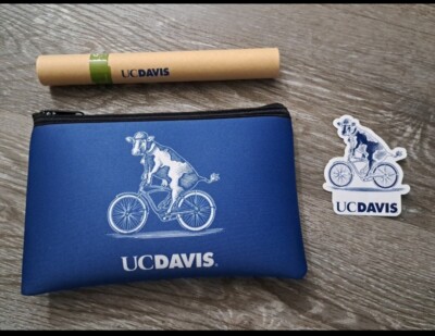 UC Davis University of California Aggies Pouch Bag Pens Pencils Sticker ...