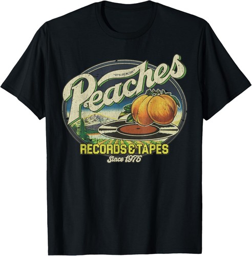 Vintage Peaches Records & Tapes 1975 T-Shirt | eBay