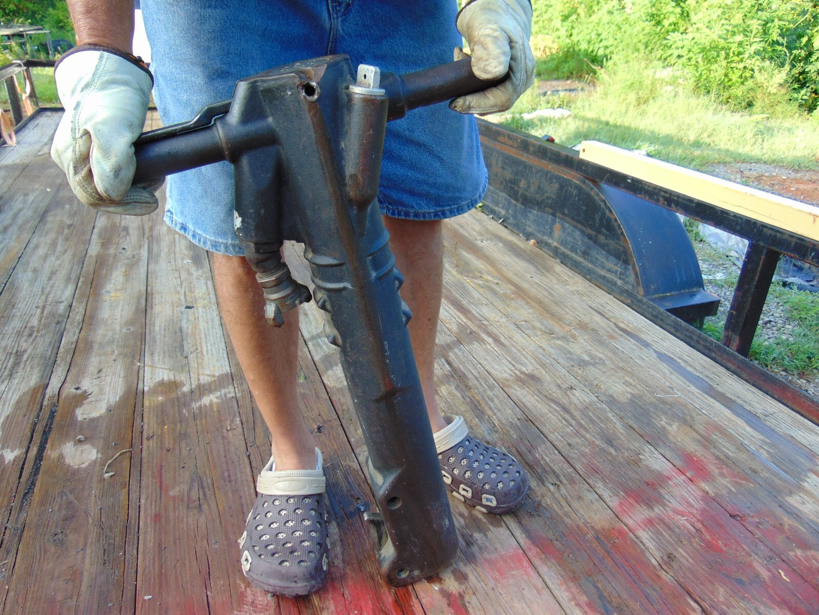 Pneumatic Demolition Hammer Pavement Breaker Jack Hammer 70 LB ATLAS ...