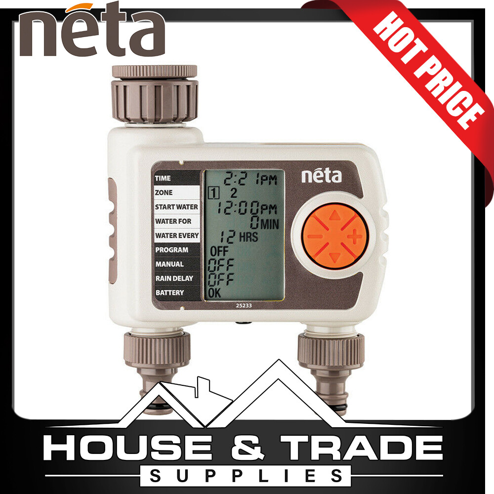 Neta Tap Timer Electronic Two Zone 12mm Click-On MH/TTE2Z0012 | eBay