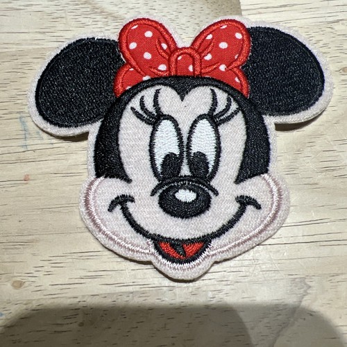 Minnie Mouse Patch Embroidered Iron /Sew On Disney Head | eBay