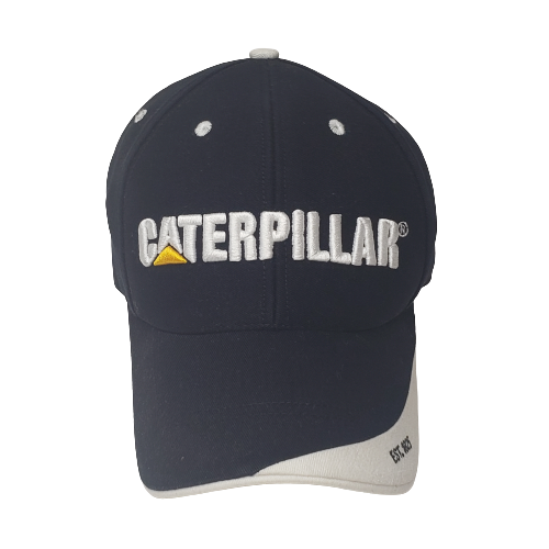 CAT Caterpillar men's baseball cap hat black adjustable cotton | eBay