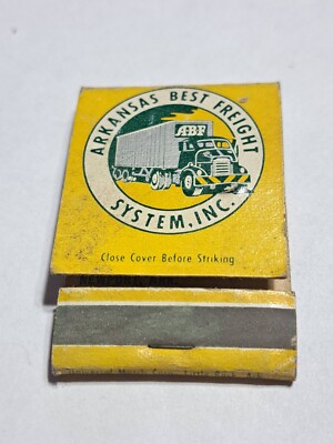 Vtg matchbook Abf A B F Arkansas Best Freight Company Empty | eBay