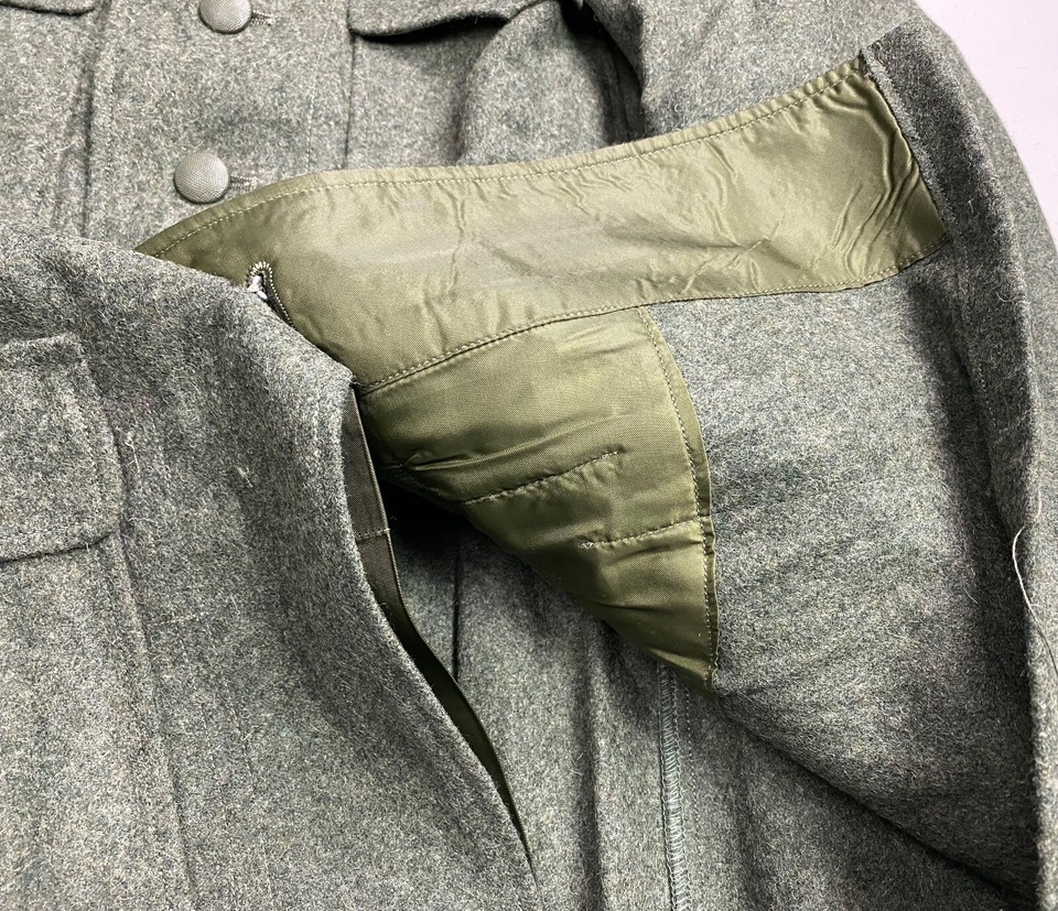 WWII GERMAN M1942 M42 WOOL COMBAT FIELD GREY TUNIC-MEDIUM | eBay