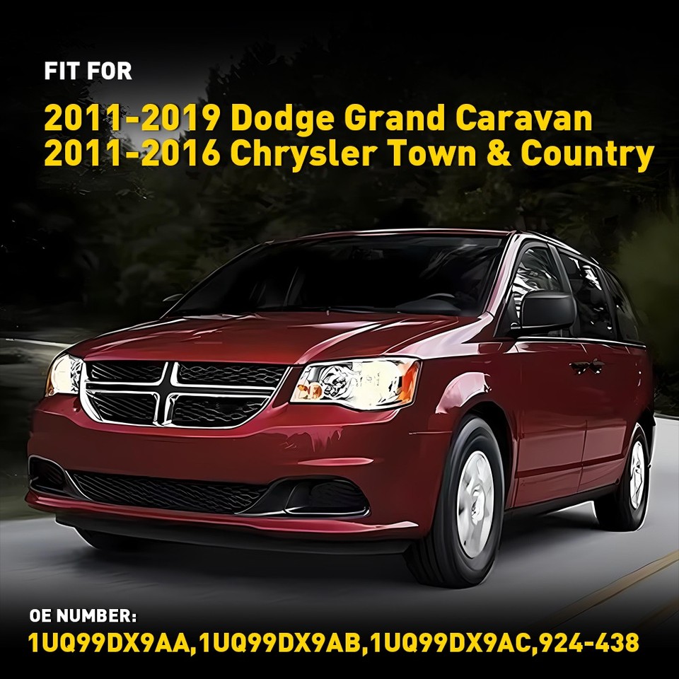 11-19 FOR GRAND CARAVAN 45246 TOWN COUNTRY DRIVER BLACK FRONT SEAT TRIM ...