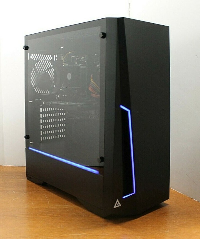 NEW RGB Quad Core Gaming PC Desktop Computer NVIDIA GTX 645 3.7 GHz 500 ...