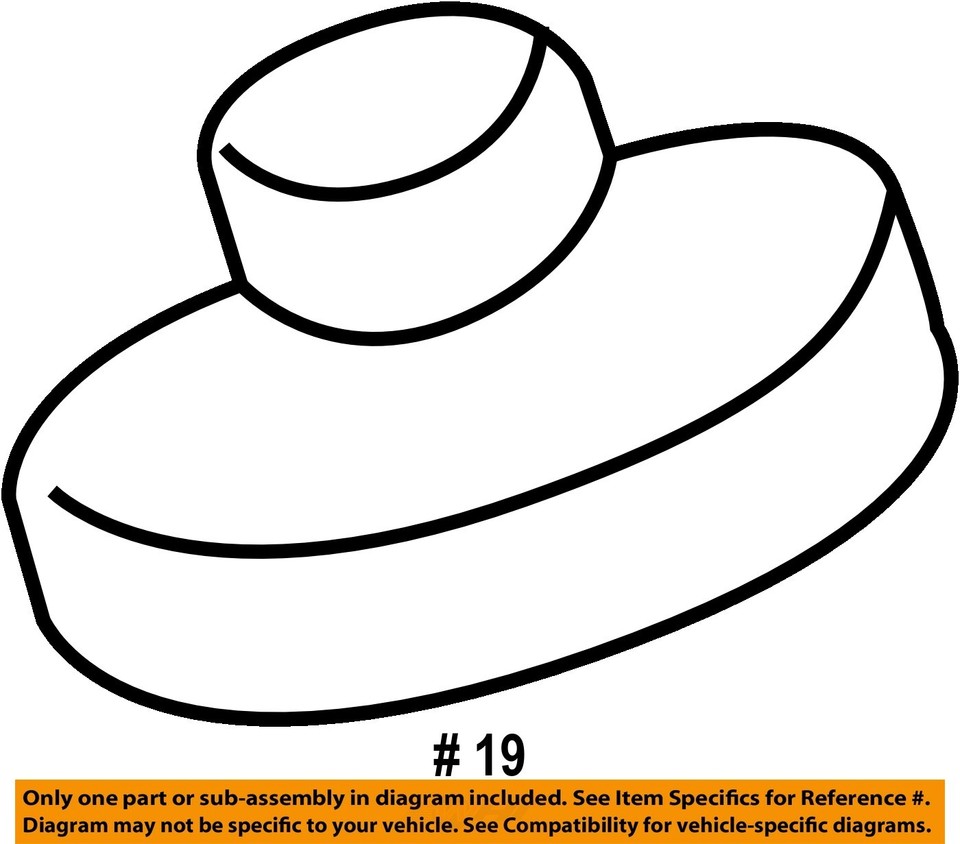 GM OEM 03-22 Express 1500 Suspension Components-Shock Lower Insulator ...