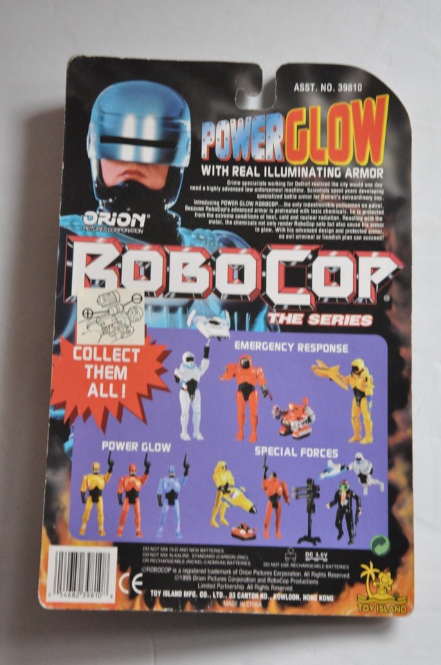 1995 Robocop The Series Power Glow ROBOCOP Figure New NIB Toy Island | eBay