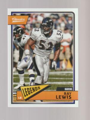 2018 Panini Classics #106 Ray Lewis card, Baltimore Ravens HOF | eBay