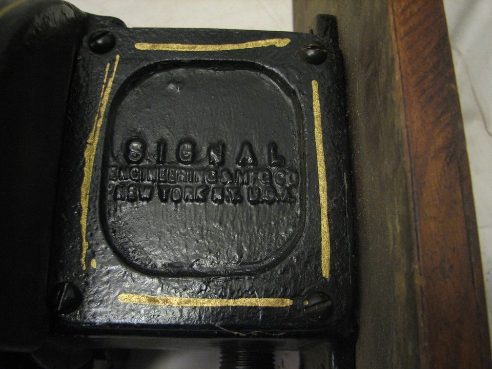 Early Cast Iron &Brass Signal Bell Fire Alarm Pull Ringer Engineering ...