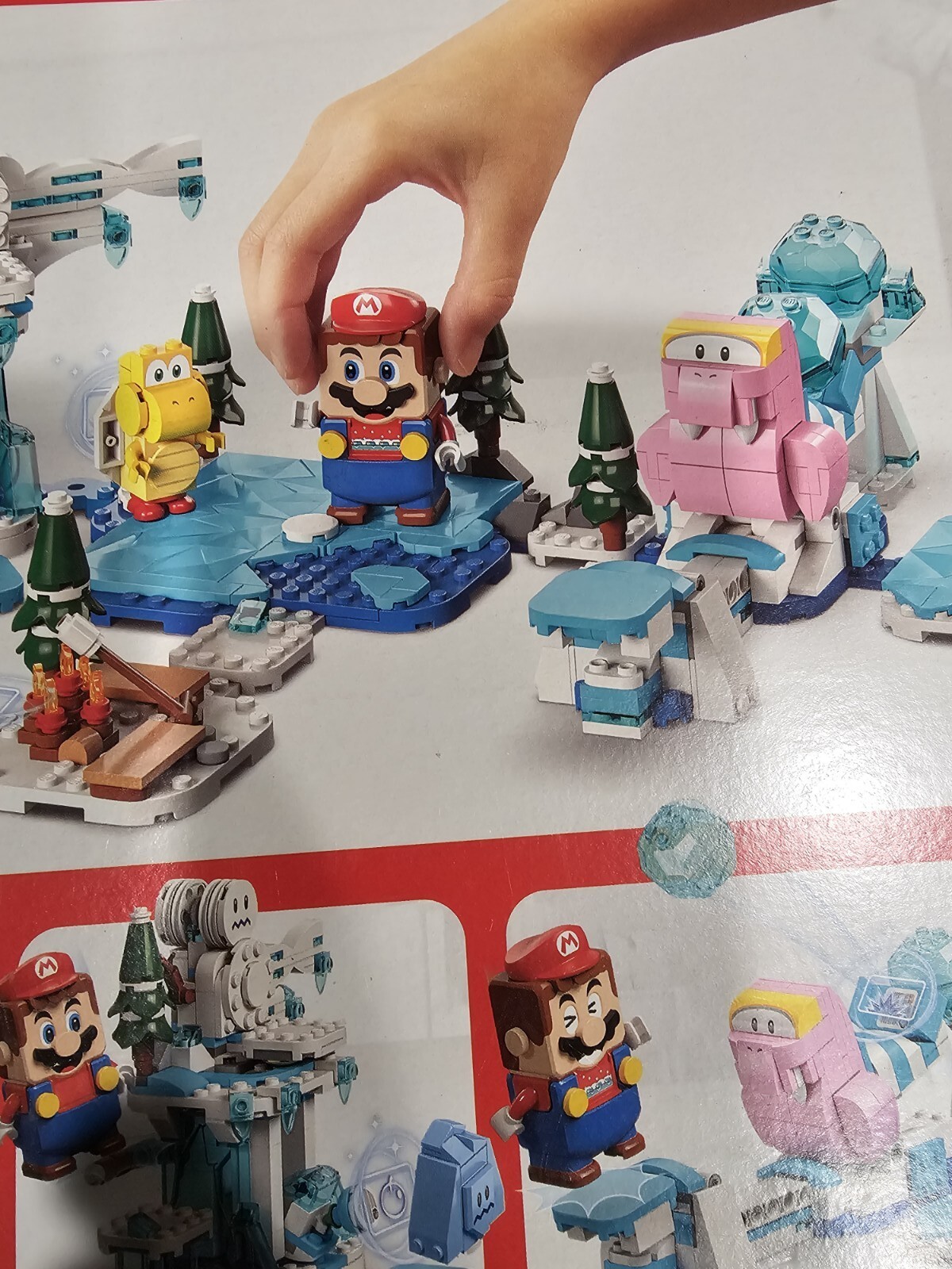 LEGO SUPER MARIO: Fliprus Snow Adventure Expansion Set (71417 ...