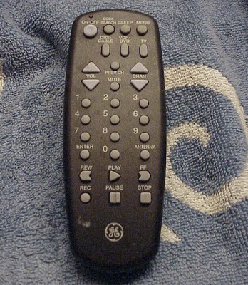 OEM GENERAL ELECTRIC GE 3 Device UNIVERSAL Remote Control 008 00 0263 / ...