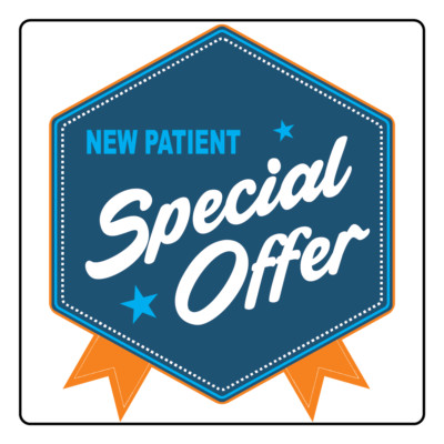 NEW PATIENT SPECIAL OFFER WINDOW DOOR STOREFRONT| Adhesive Vinyl Sign ...
