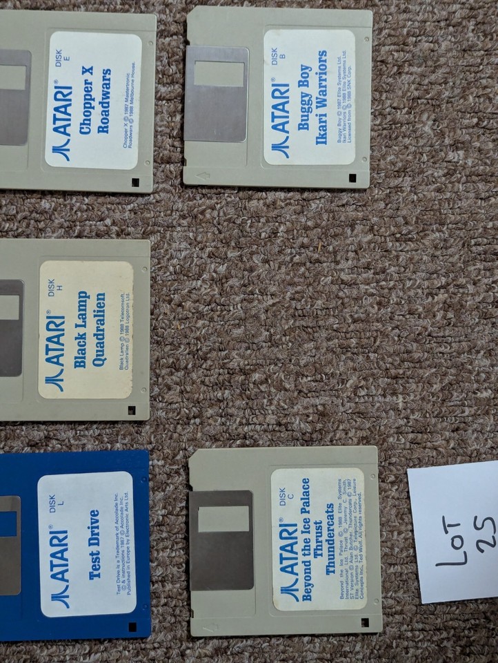 👉 ATARI ST / AMIGA 👈 JOB LOT OF X13 SUPER RARE ! RETRO COMPUTER GAMES ...