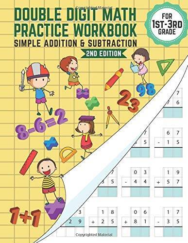 Double-Digit Math Practice Workbook - Simple Addition and Subtraction ...
