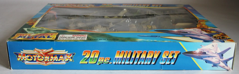 RARE VINTAGE 1995 ZYLMEX MOTORMAX MILITARY SET TANKS SOLDIERS REDBOX ...