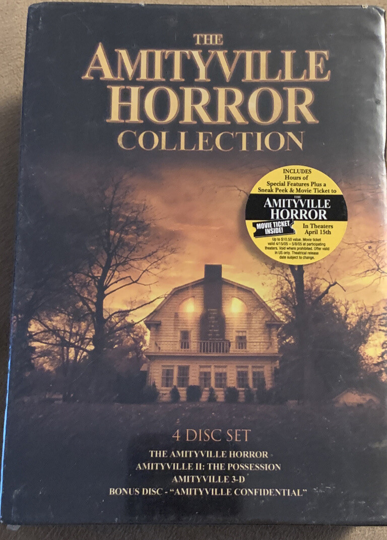 The Amityville Horror Collection MGM - 4-Disc DVD Box Set Sealed ...